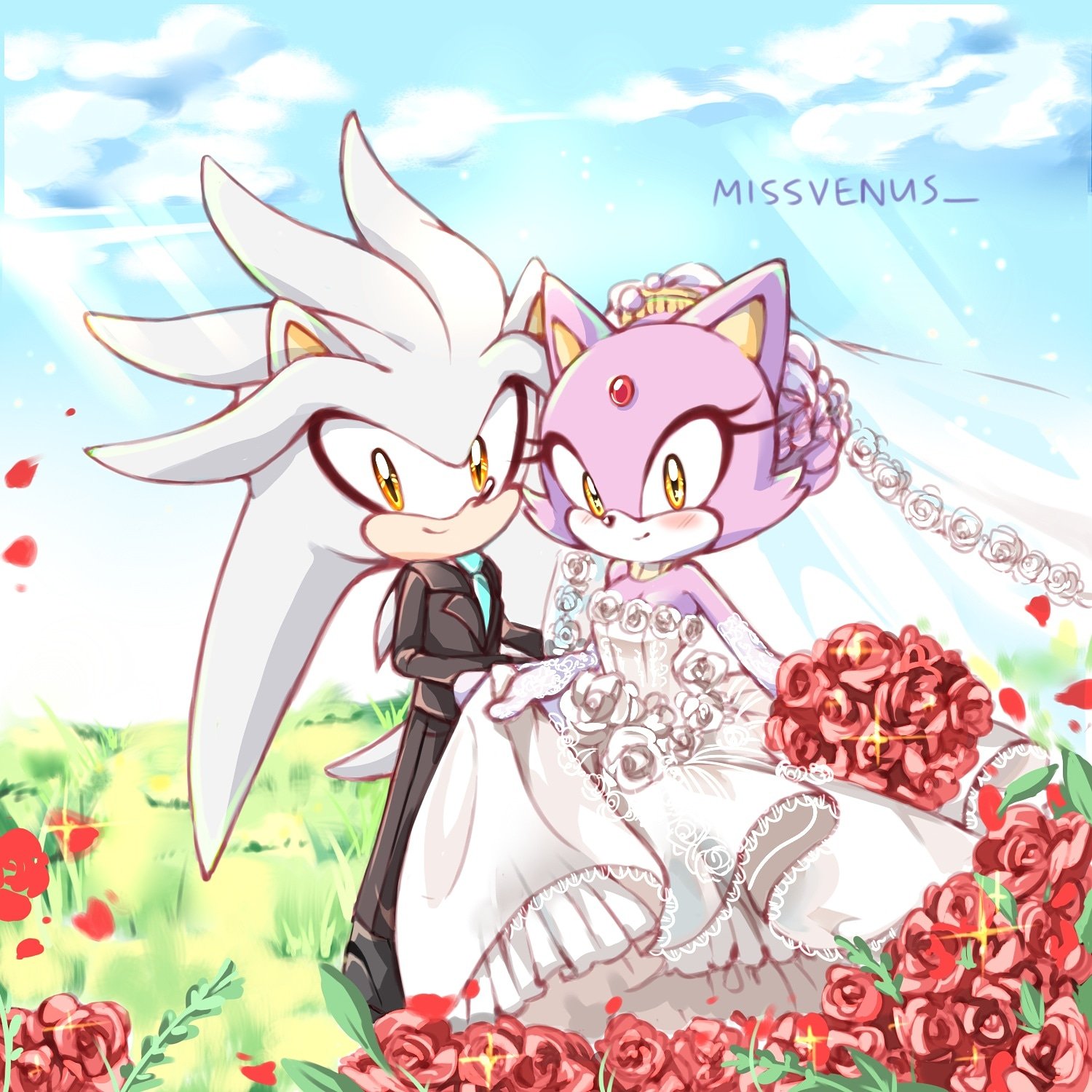 Blaze The Cat And Silver The Hedgehog Wedding