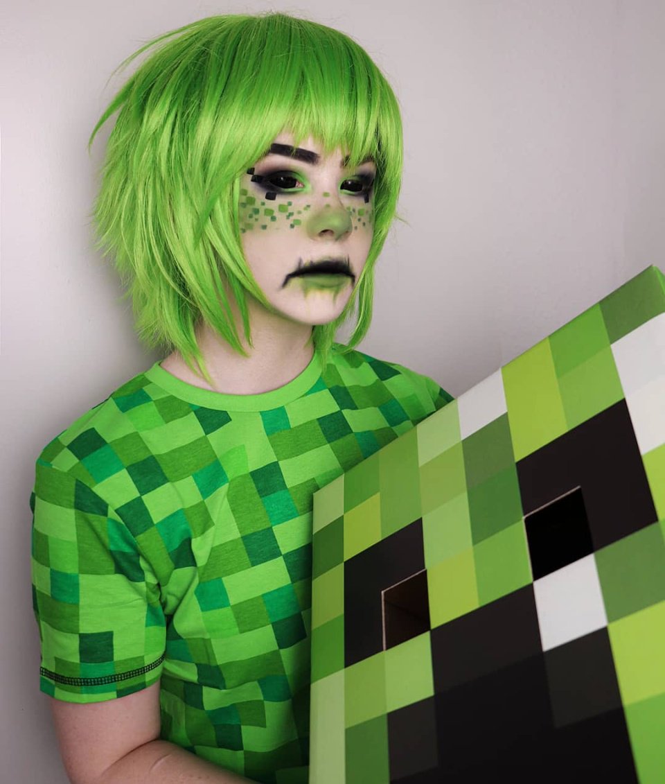 Minecraft Creeper Makeup | Makeupview.co