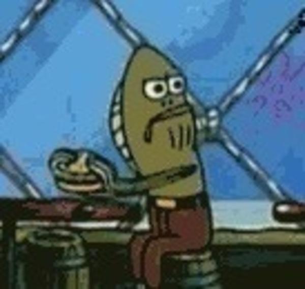 Cell doesn't pay him enough | Fred the Fish Mopping | Know Your Meme