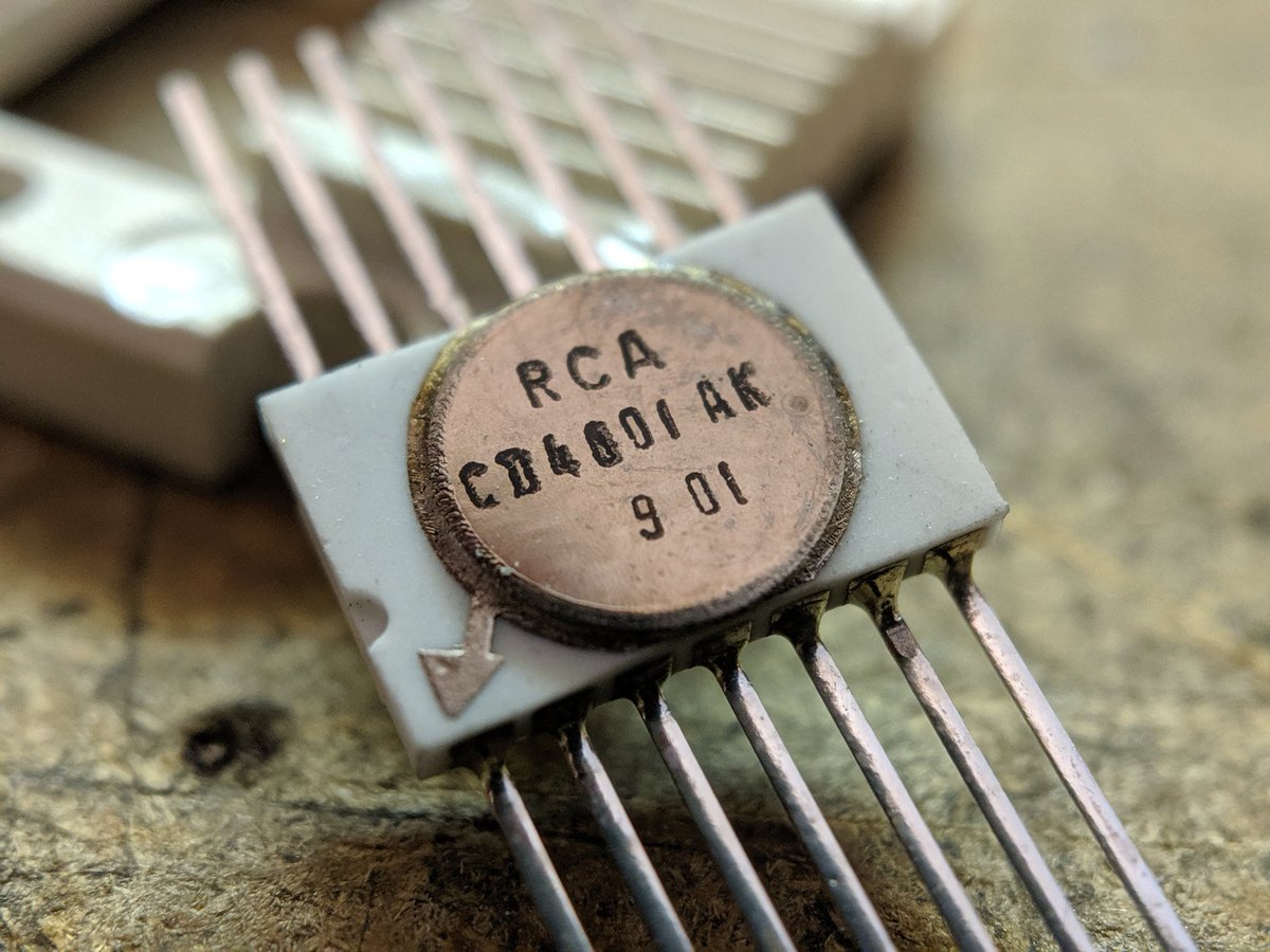 A Thread from @TubeTimeUS: "let's unbox some RCA chips from the late ...