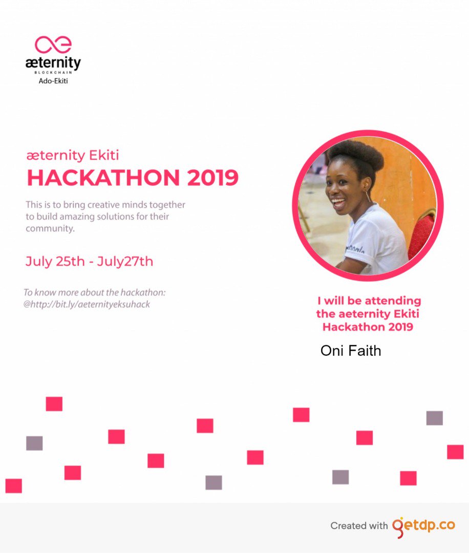 Oni Faith Ayoola on Twitter: "My first ever Hackathon!!! This is so going to be exciting ...