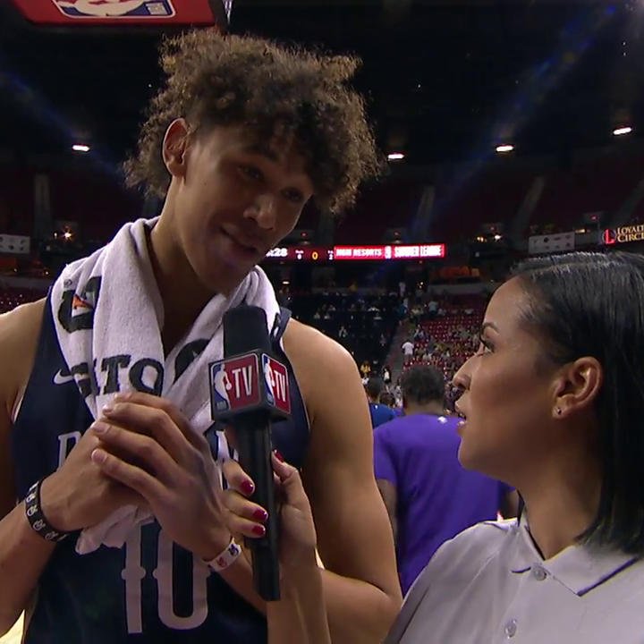 .@hayes_jaxson is making his presence felt in his #NBASummer debut ...
