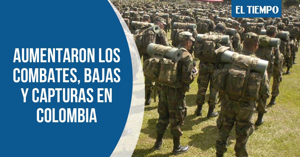 Fundación Ideas: Colombia registró la cifra más alta de combates en los ...