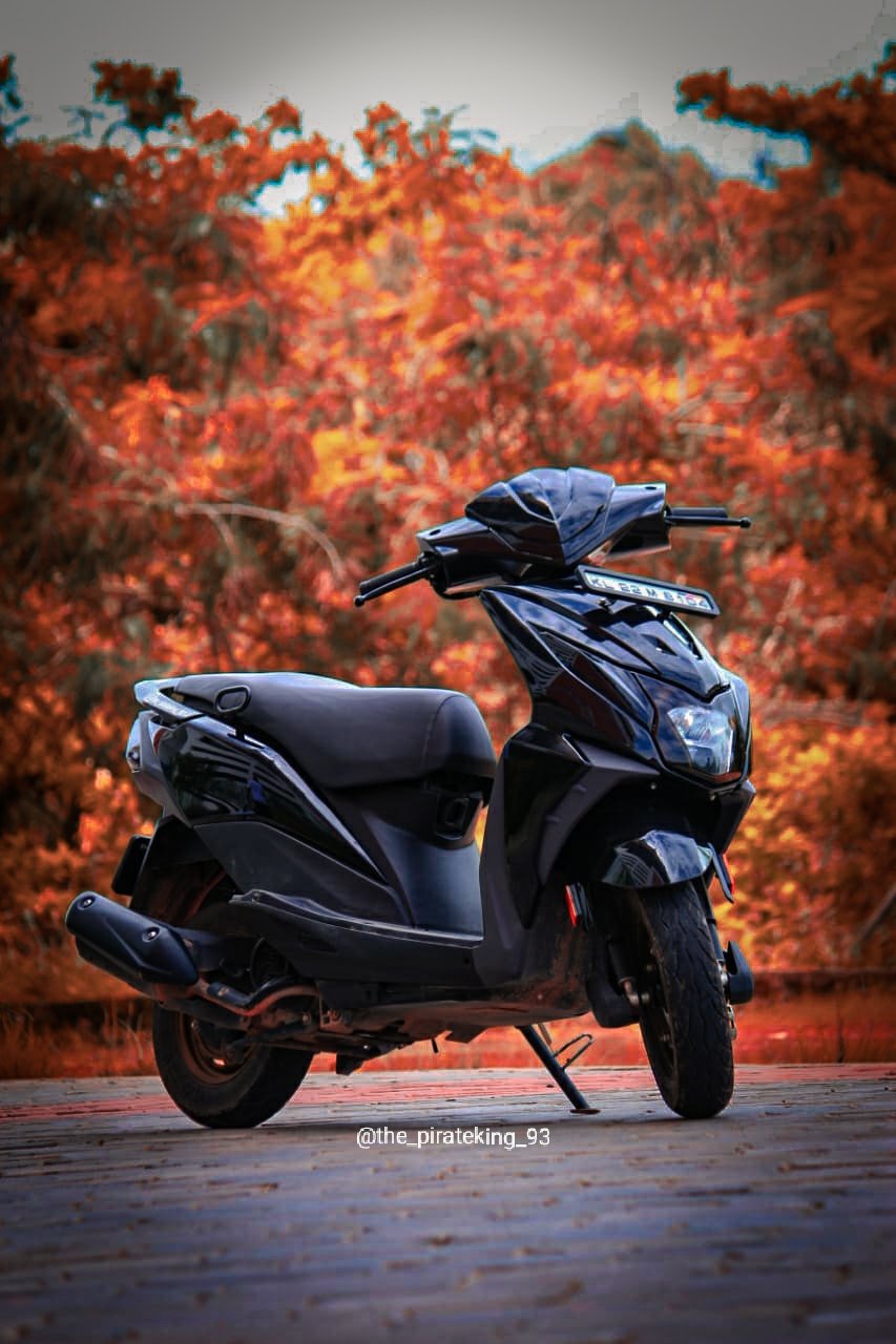 Dio Black Modified Sticker