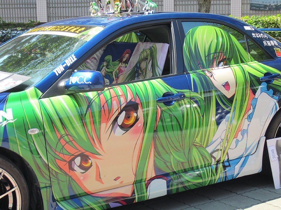 Anime Painted Cars