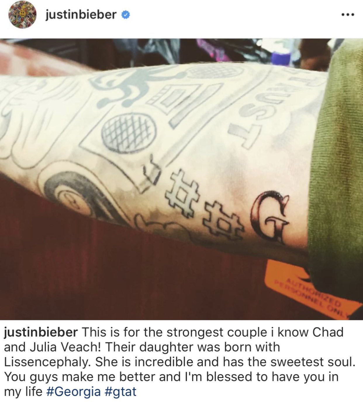 Georgia Veach Tattoos Justin Bieber's Tattoos Tell The Story Of His
