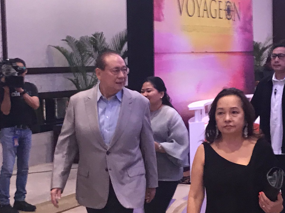 erwincolcol Former Speaker Arroyo has just arrived at the venue. She is ...