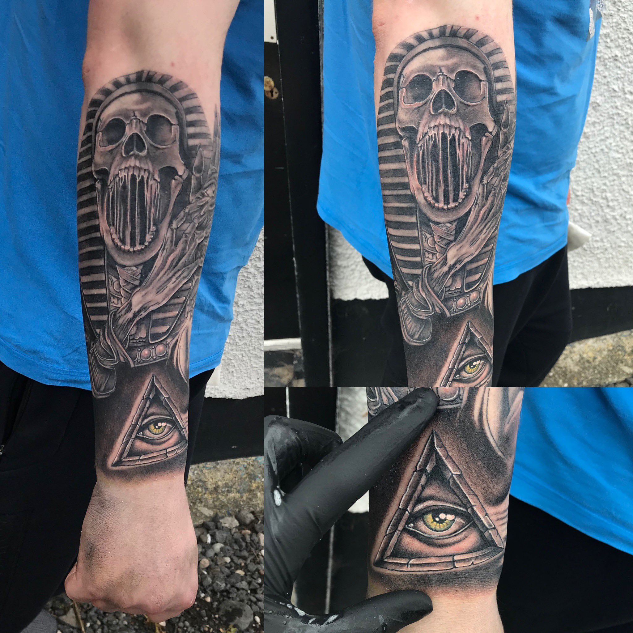 All Seeing Eye Tattoo Sleeve