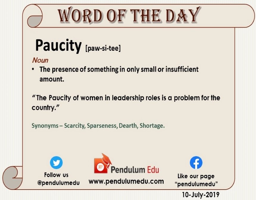 Paucity