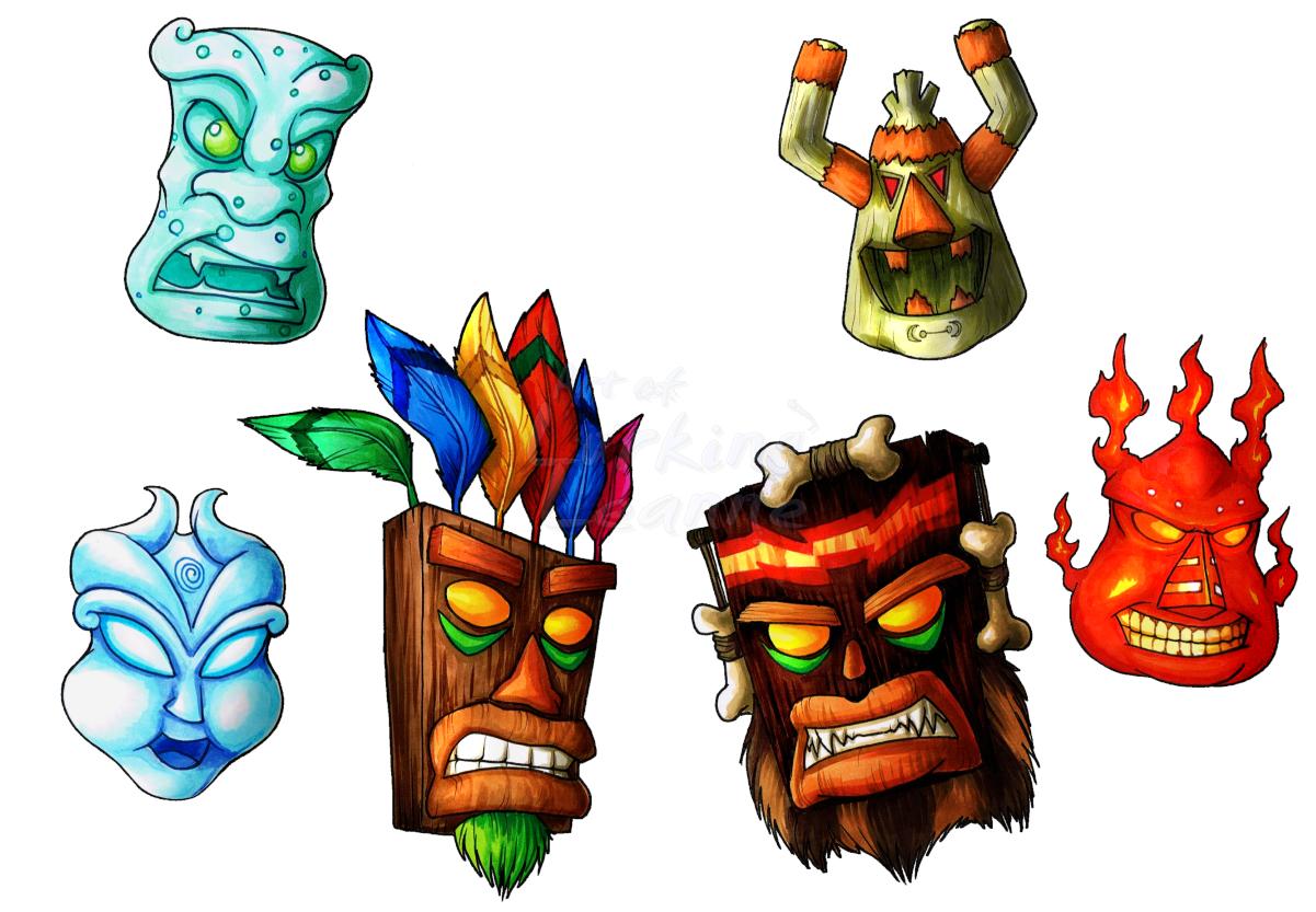 Crash Bandicoot Elementals