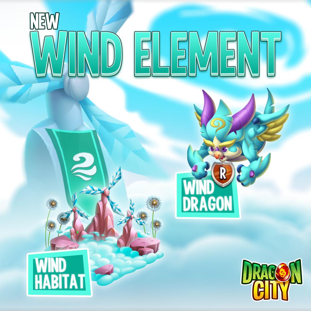 Wind Elemental Dragons