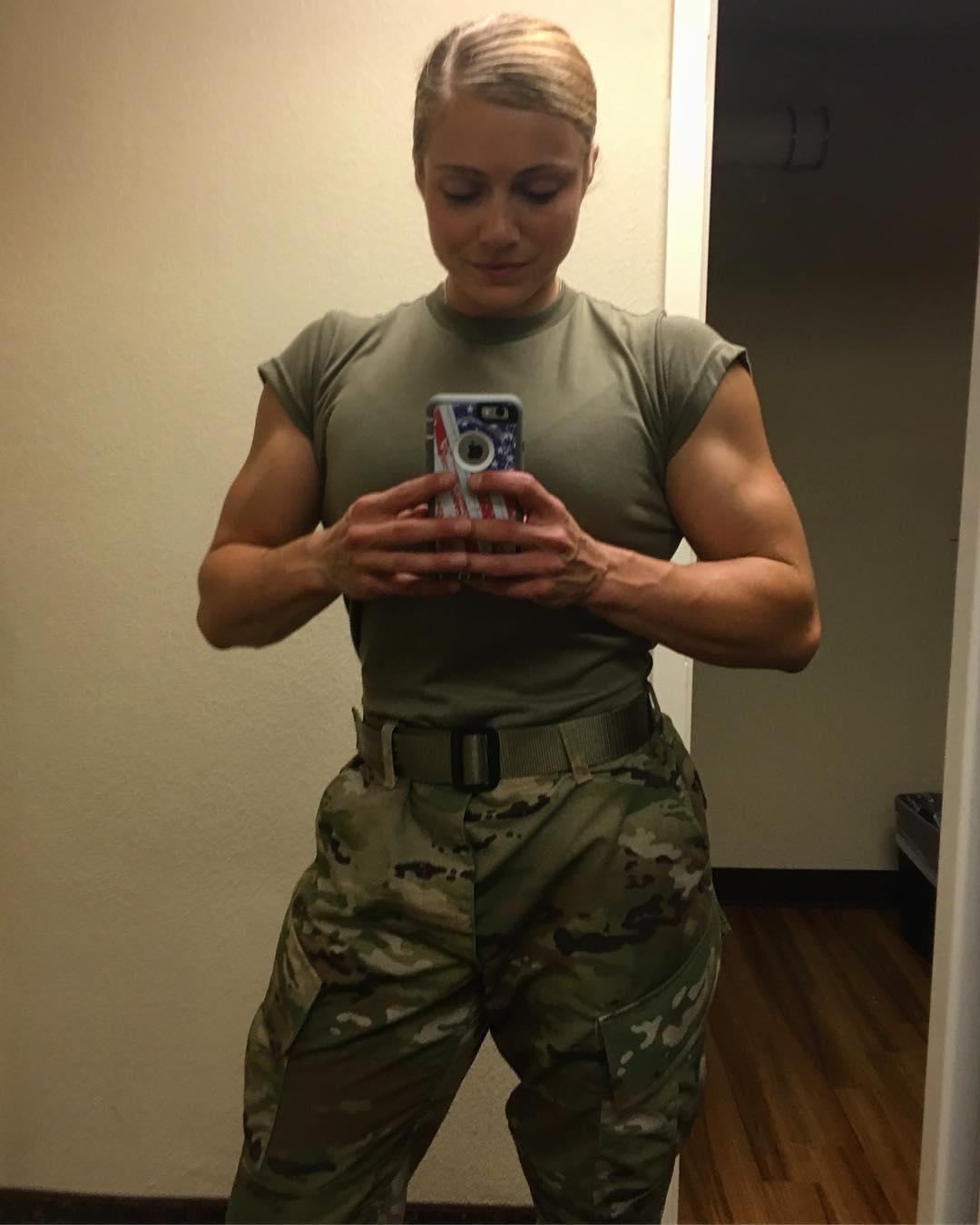 Female Military Muscle