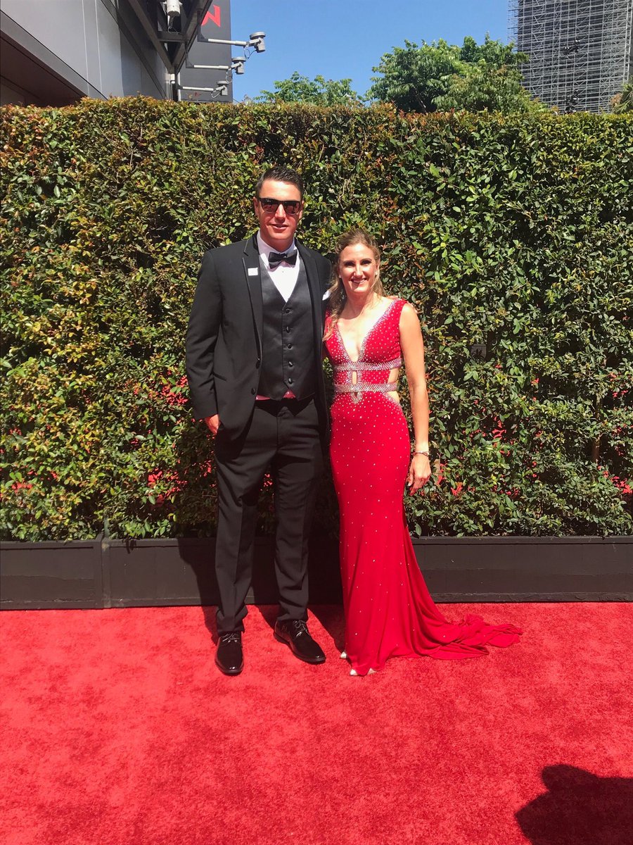 Mark Barr: Mark Barr and Allysa Seely are your 2019 ESPYS Best Male and ...