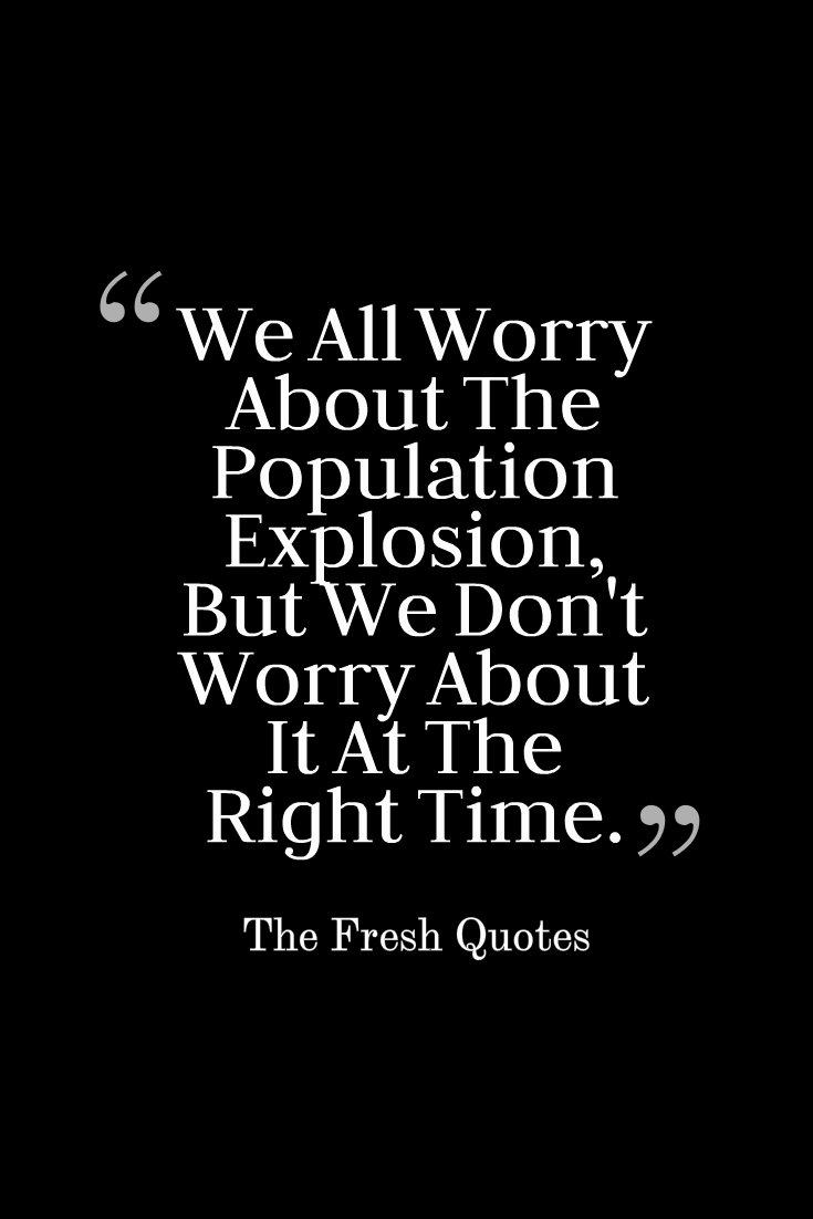 Population Explosion Slogans