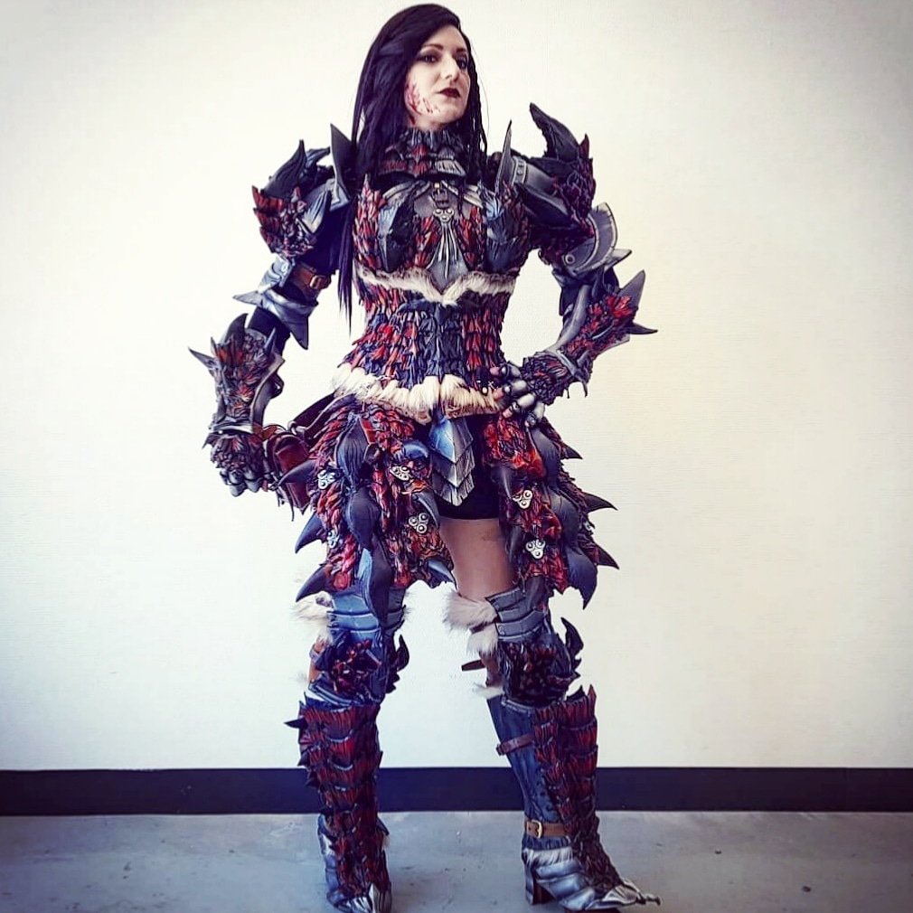 Azure Rathalos Armor Cosplay