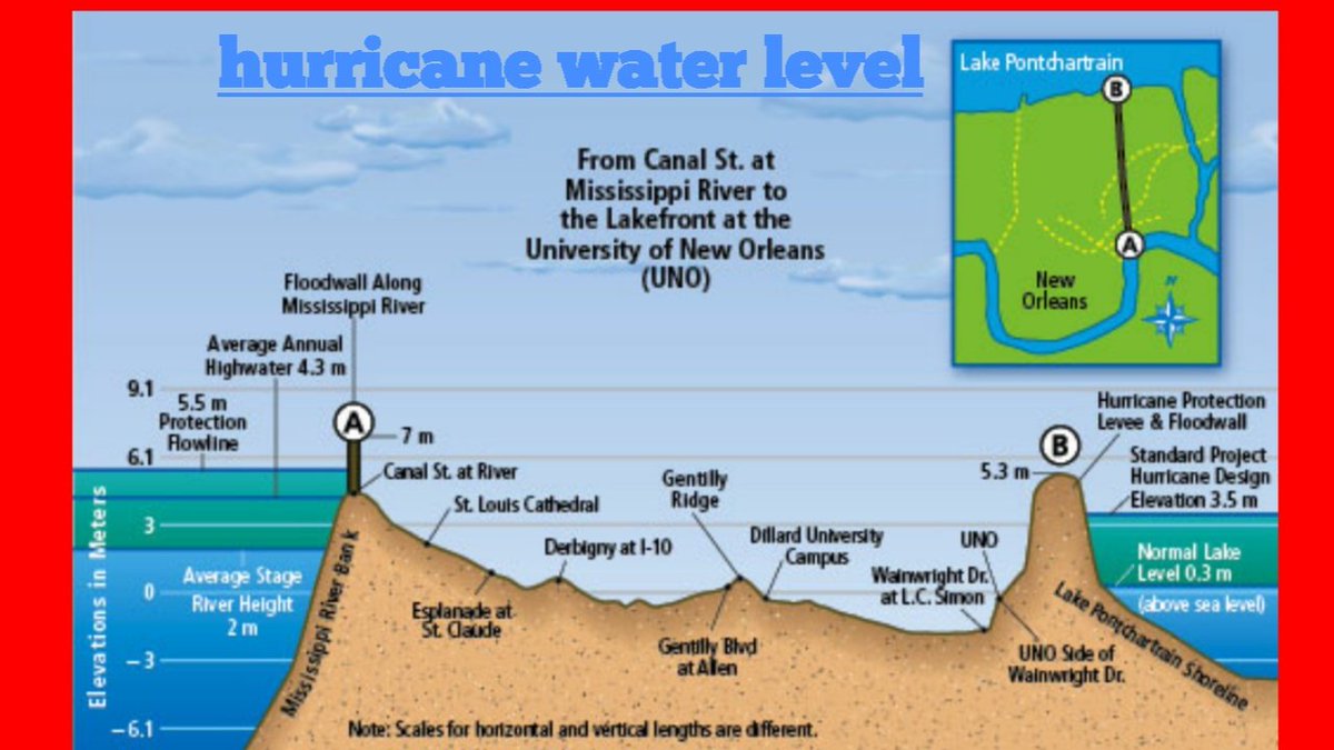 New Orleans Below Sea Level Map The Geography NOLA's Katrina