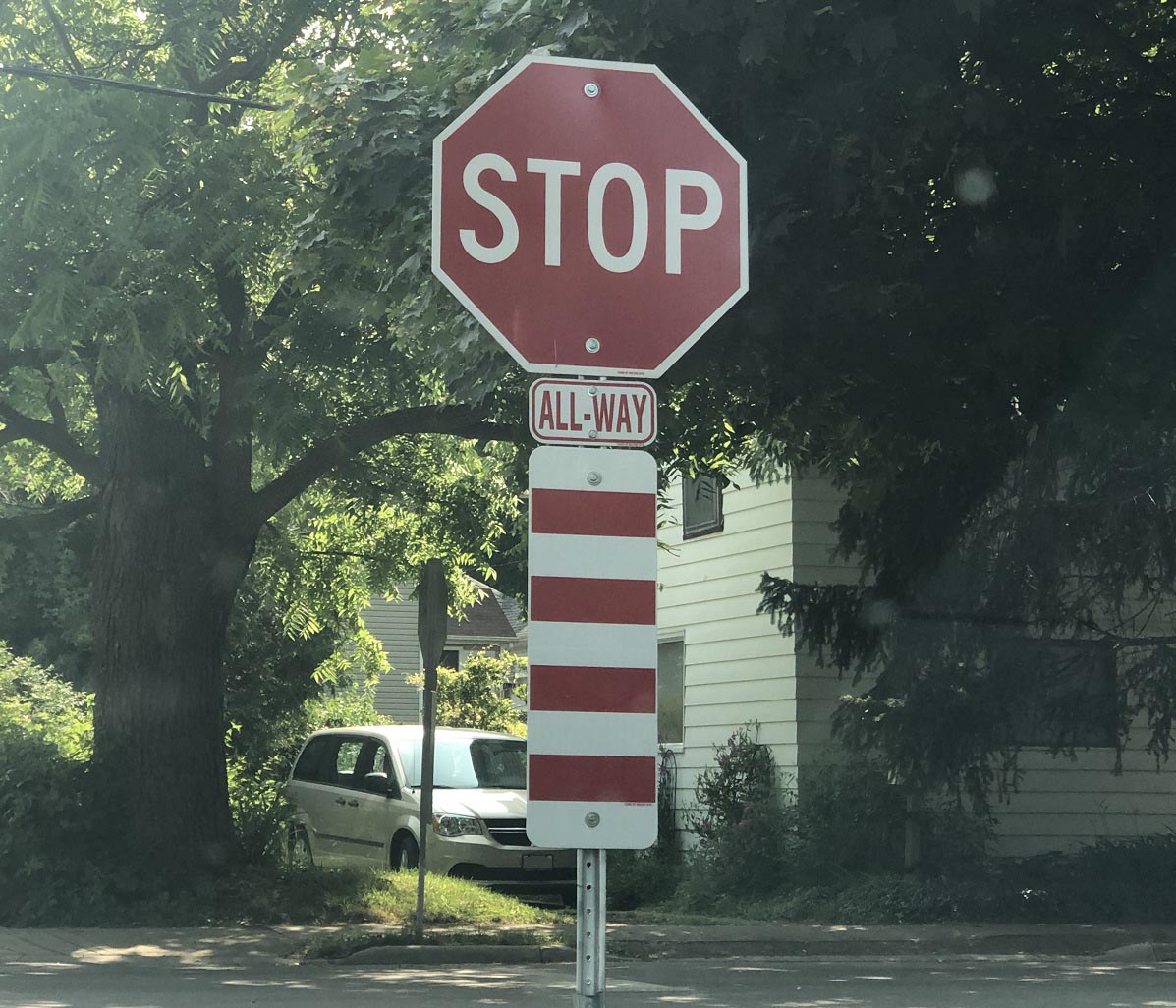 Please Stop Sign