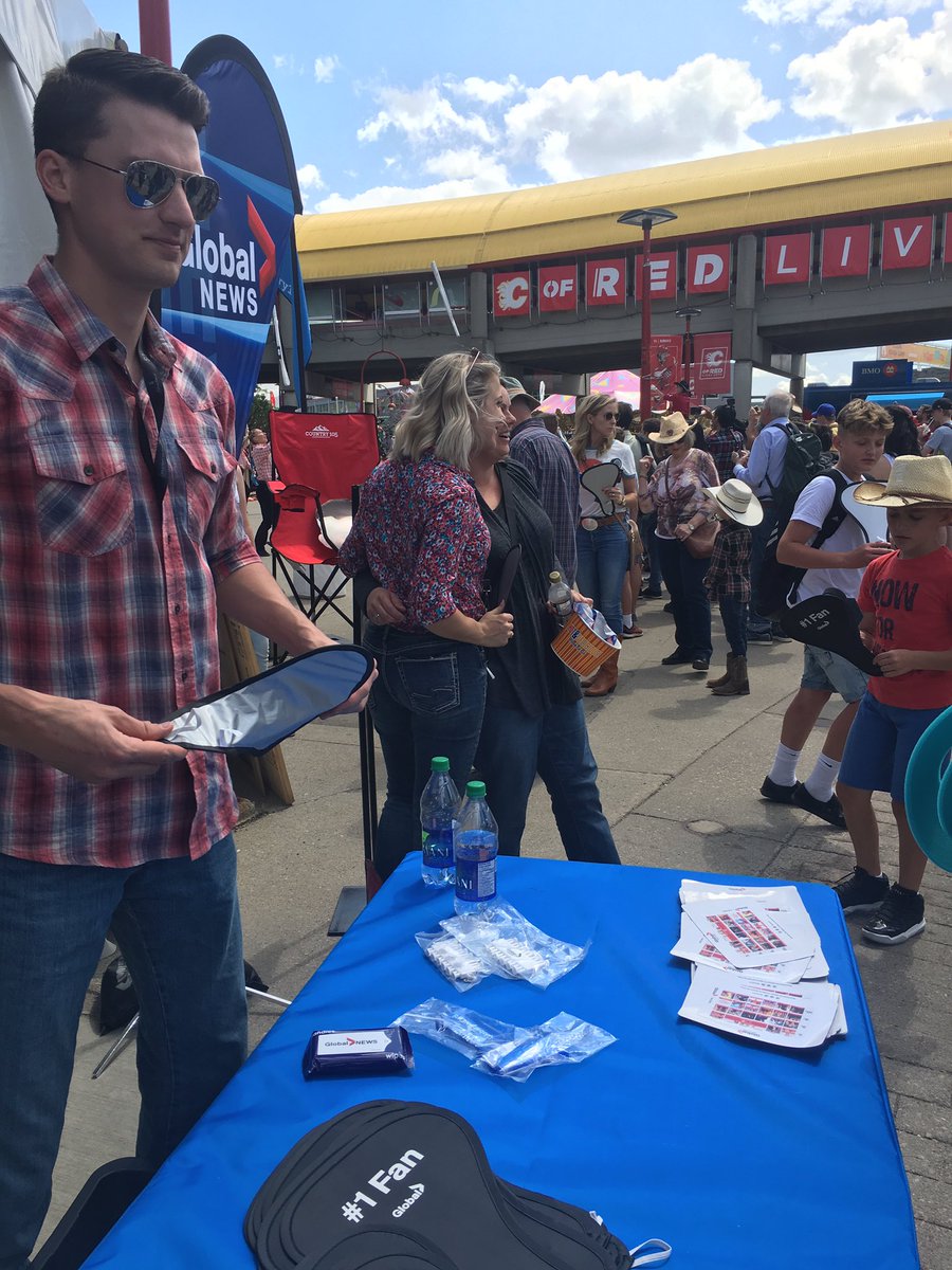 Come meet Tiffany Lizèe and Blake Lough at the Global News tent today ...