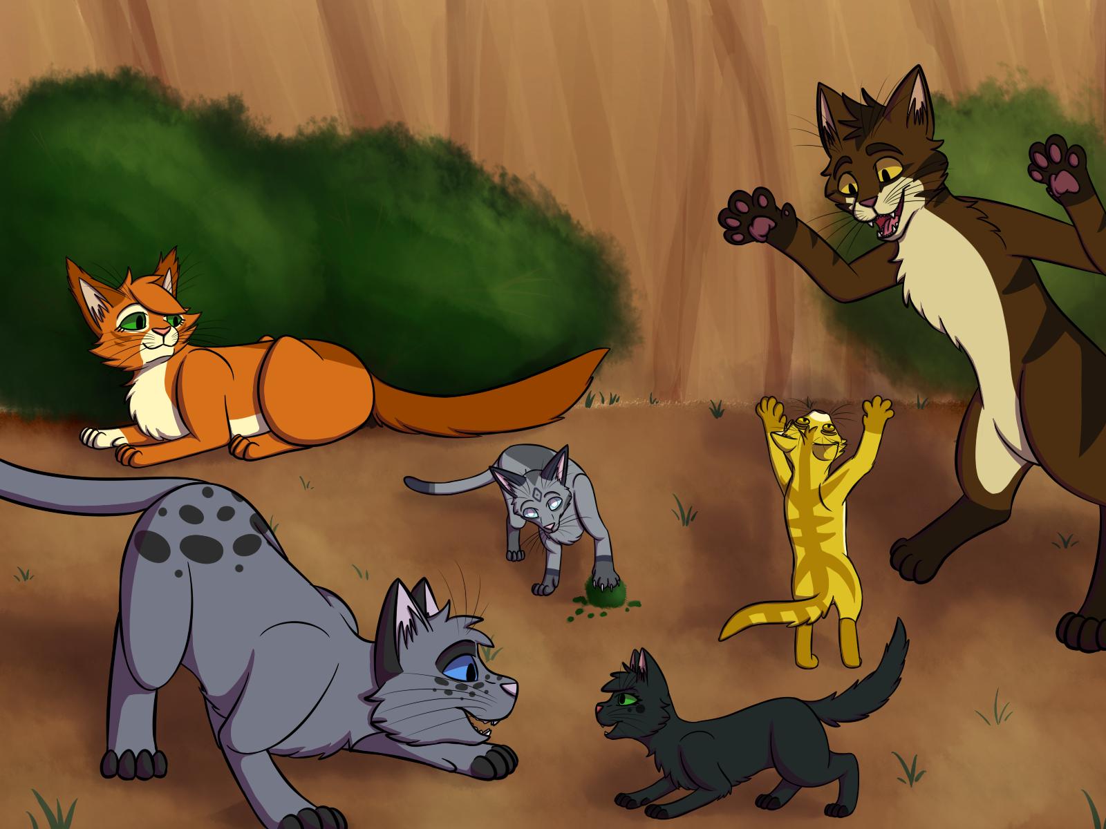 Warrior Cats Squirrelflight And Brambleclaw Kits