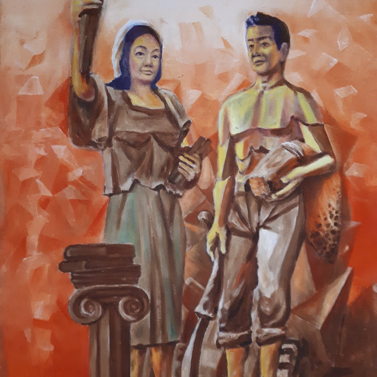 Blood Instead Of Paint - Pinoy Artist Shares His Unique Works