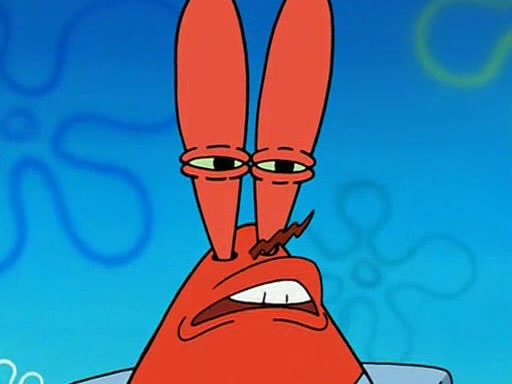 Mr Krabs Angry Face