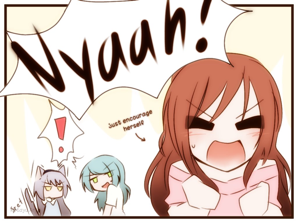 「NYAAH! #Manga #バンドリ #BanG_Dream https://t.co/mH6yYLZ0nJ 」Retayu 🍓VGen🍫の漫画