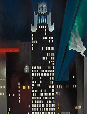 Georgia O’KEEFFE Radiator Building—Night, New York, 1927