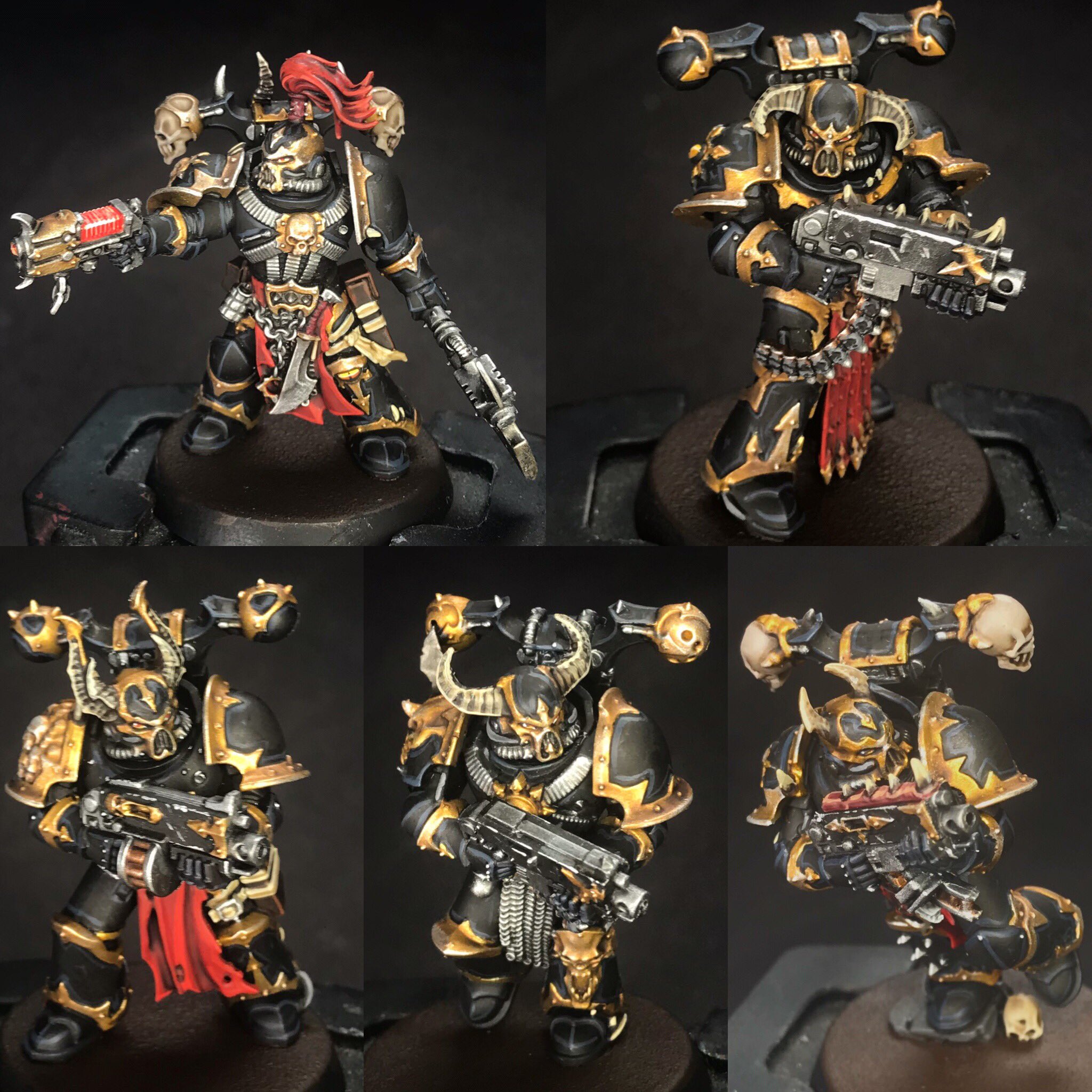 Warhammer 40k Chaos Space Marines Colour Schemes