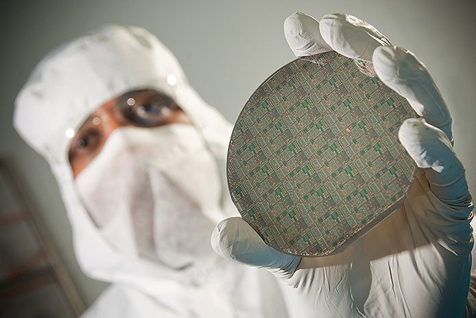 50 years ago, we first used chips in the Apollo guidance computer that ...