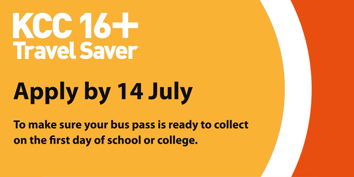 Kent County Council on Twitter: "The KCC 16+ Travel Saver buss pass, is subsidised by KCC and ...