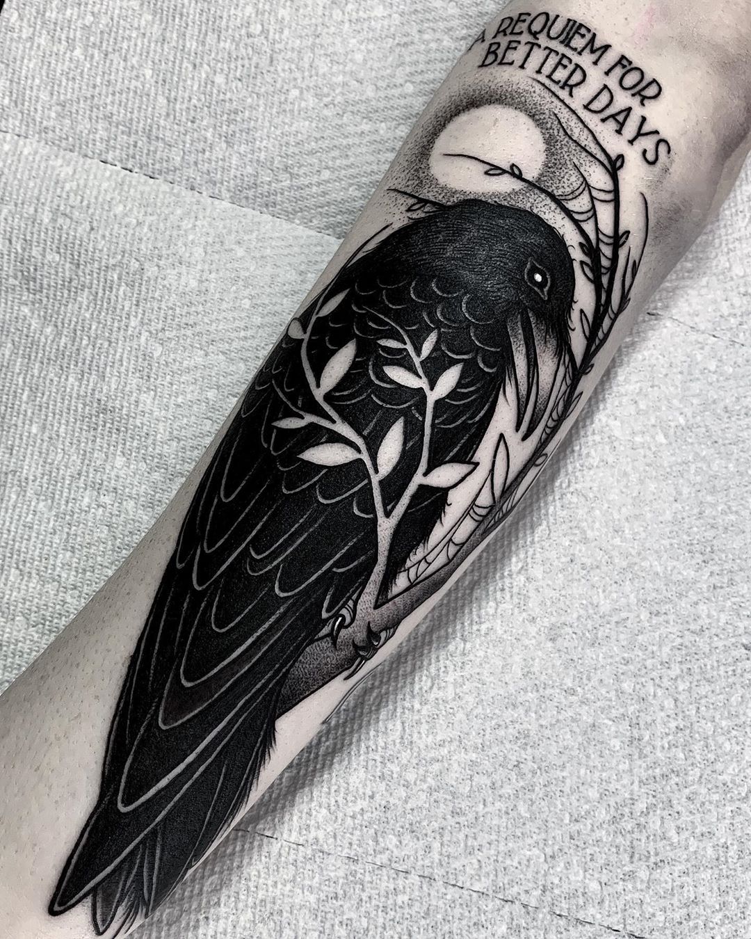 Motionless In White Logo Art Raven