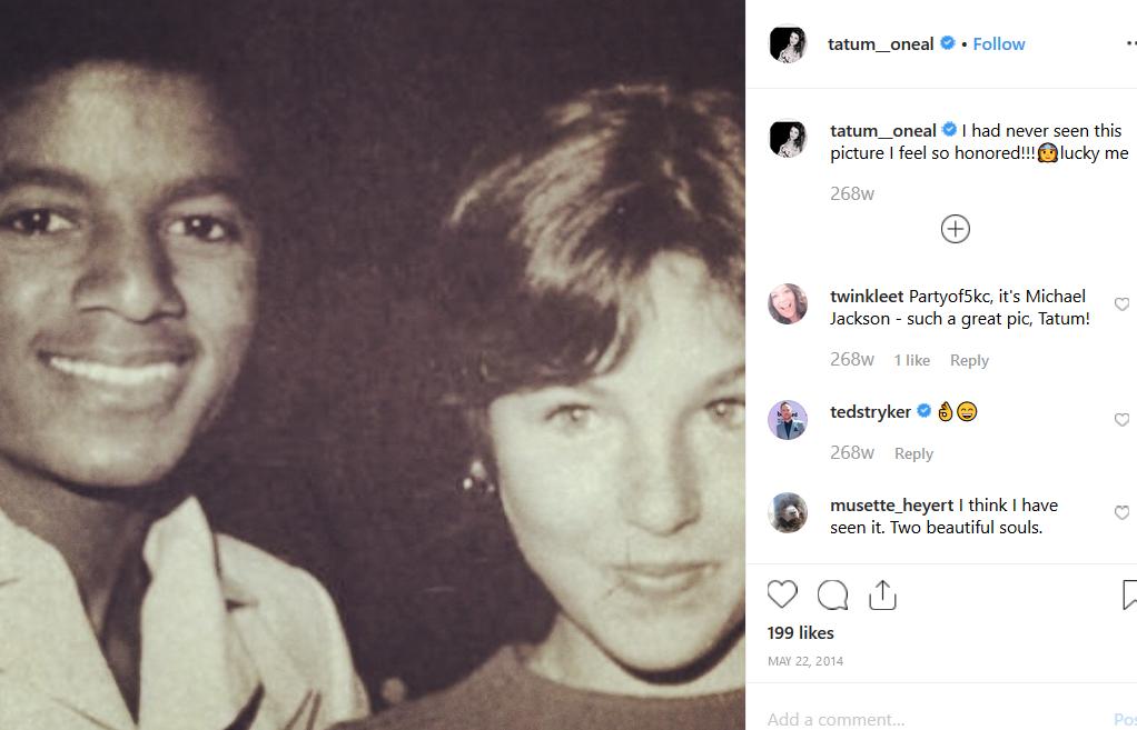 Tatum Oneal And Michael Jackson