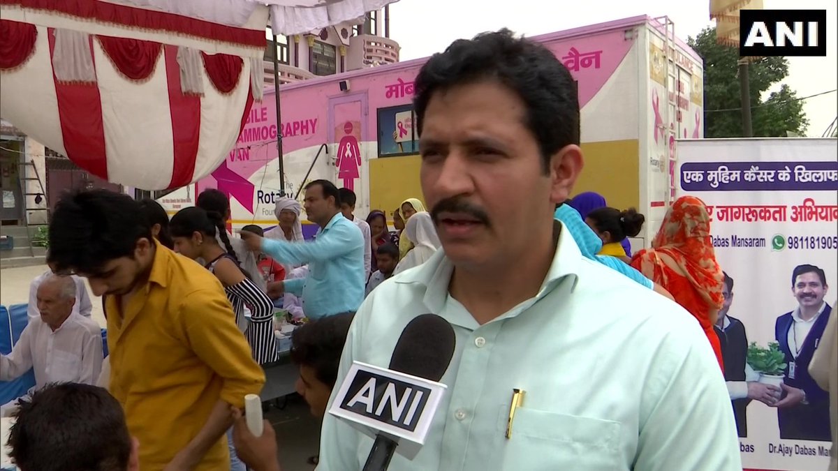 Dr Ajay Dabas: Dr Ajay Dabas: We're running a cancer awareness campaign