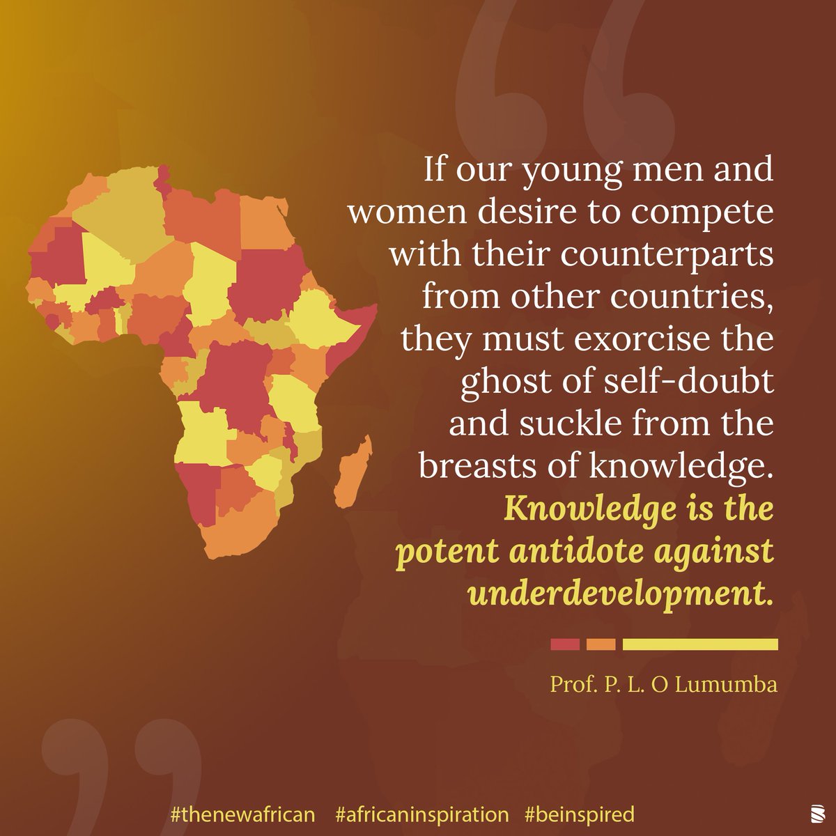 PanAfrican Quote of the Week from Prof. P.L.O Lumumba #africanunity # ...
