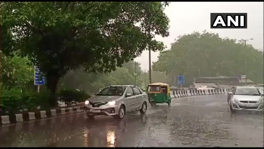 Bringing: Delhi: Bringing respite from scorching heat, rain lashed ...