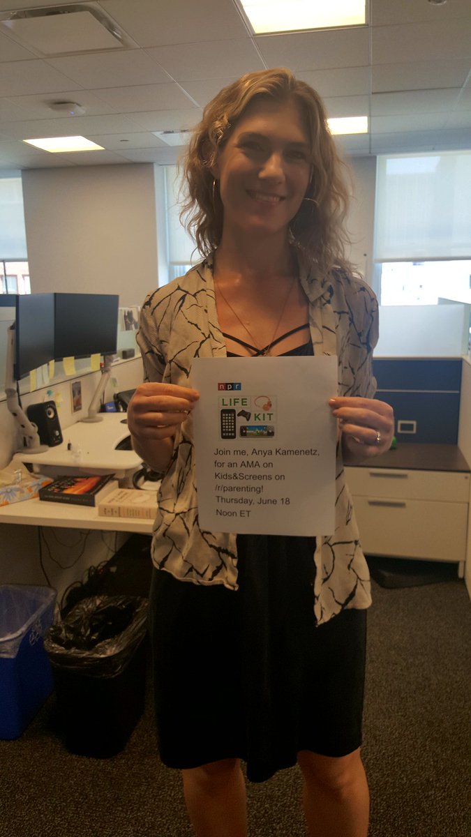 Anya Kamenetz on Twitter: "I'm excited for my first AMA this Thursday on /r/parenting on All ...