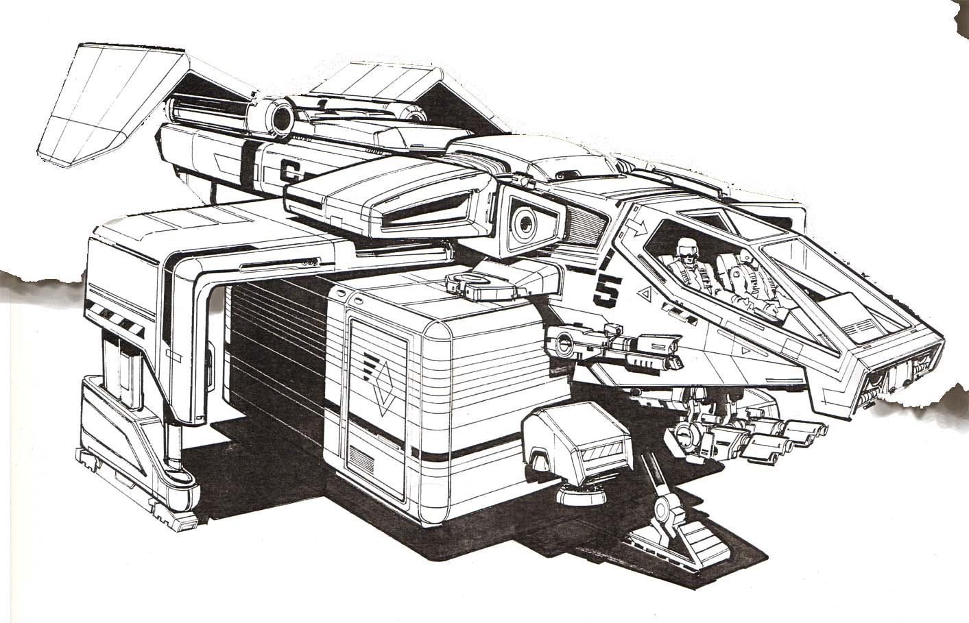 Starship Troopers Drop Ship