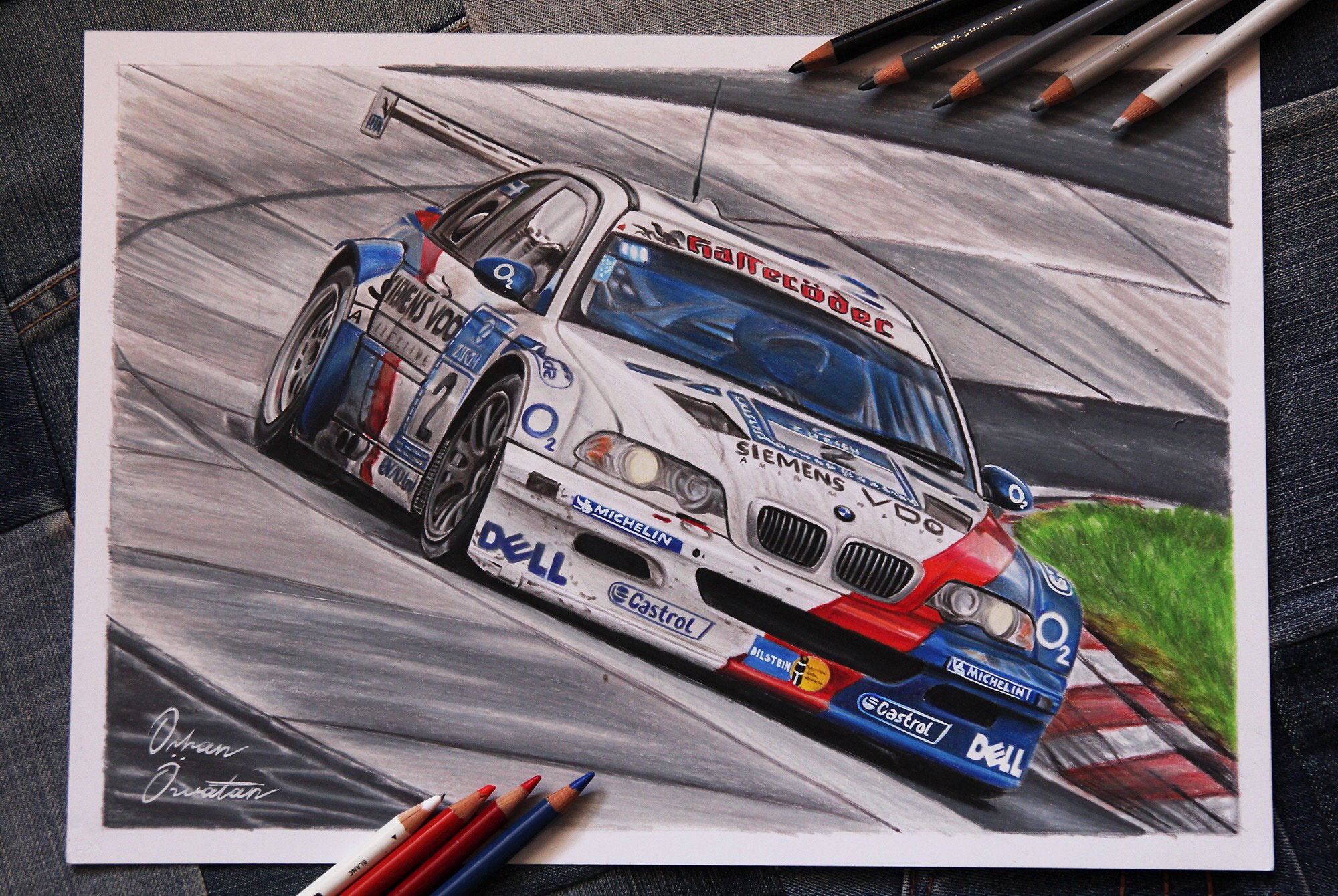 How To Draw A Bmw M3
