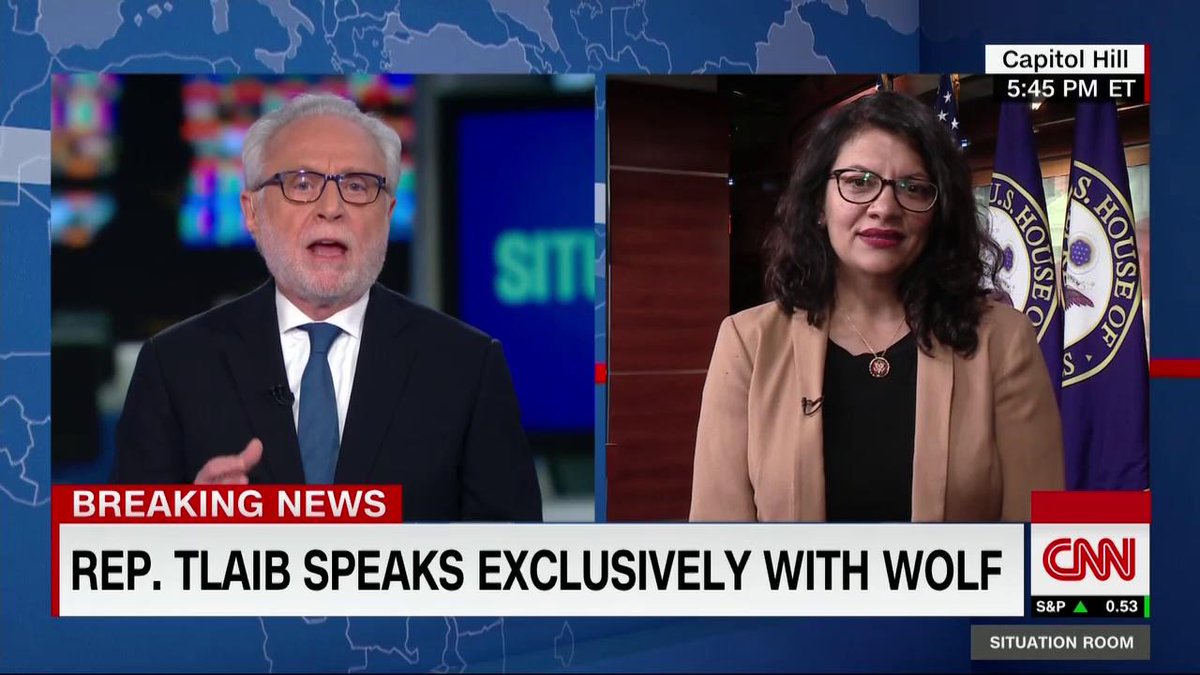 Democratic Rep Rashida Tlaib: Democratic Rep. Rashida Tlaib calls ...