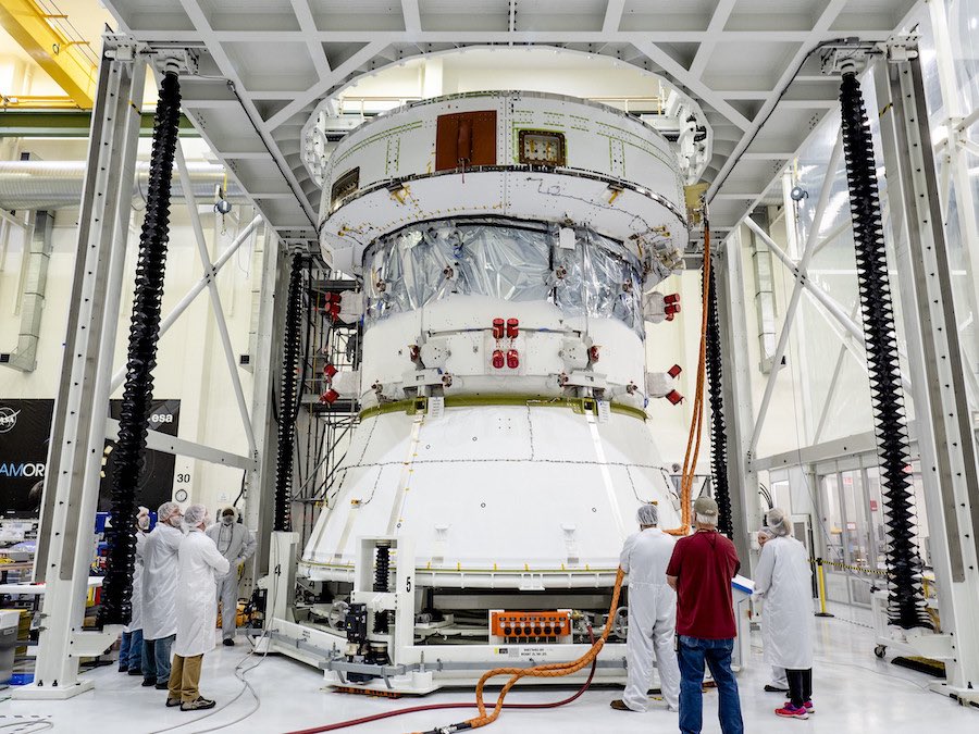 European-built: The pressurized crew module and European-built service ...