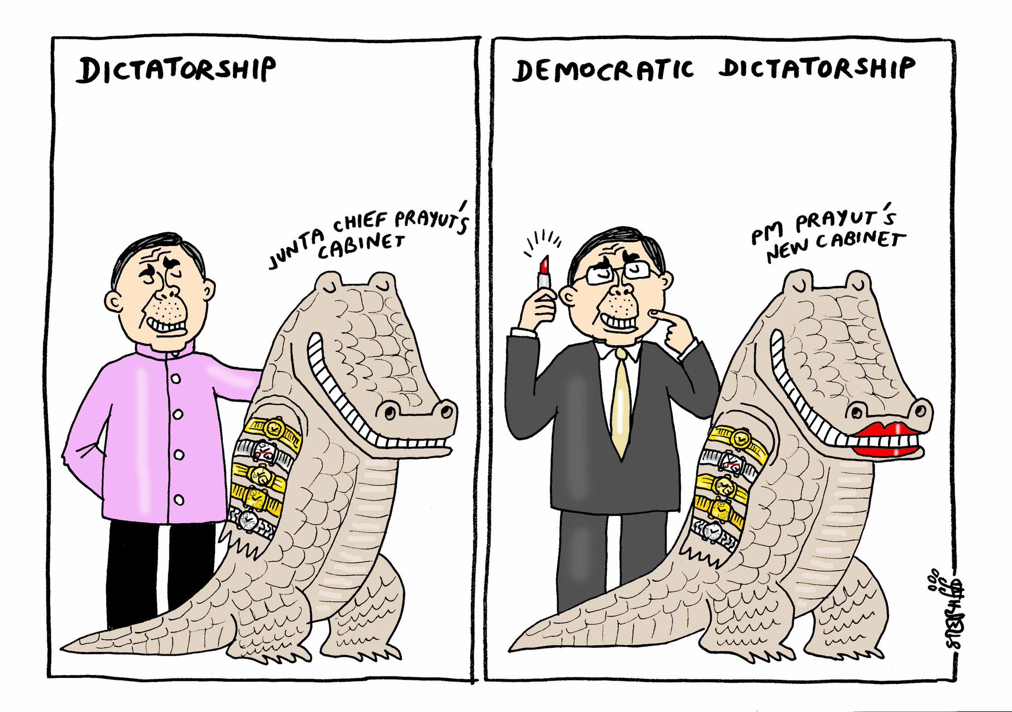 Dictatorship Cartoon
