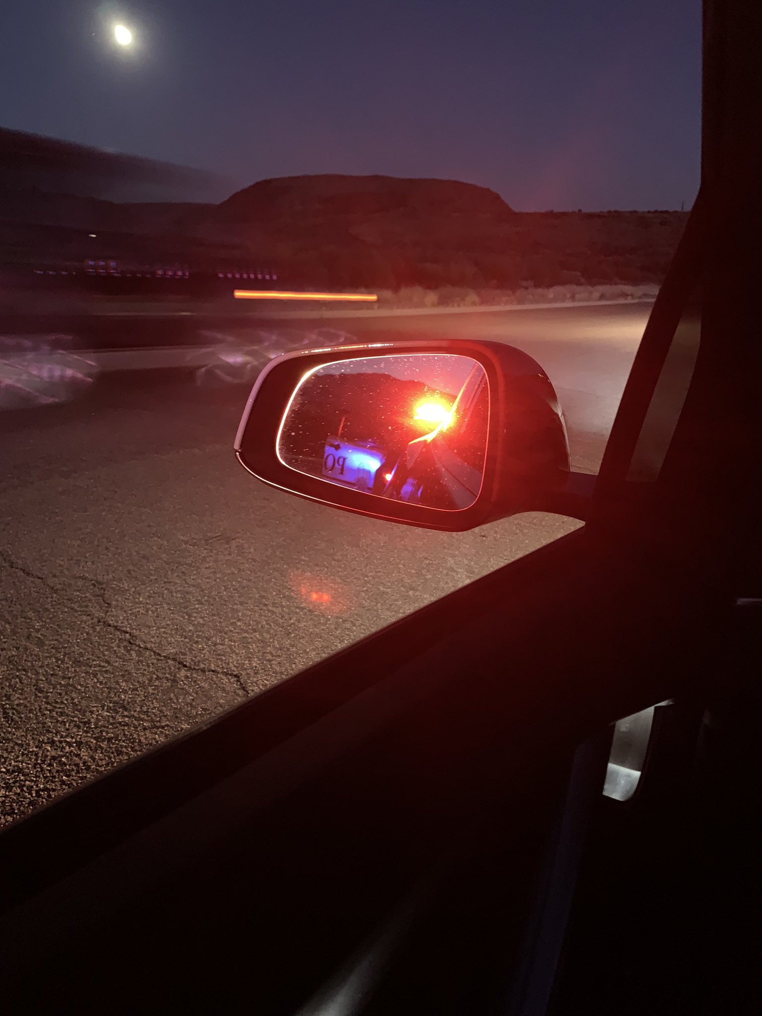 Pulled Over At Night