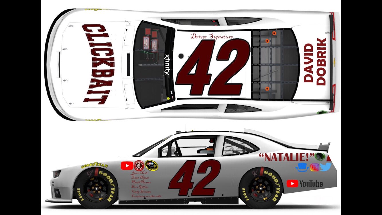 Blank Nascar Car Side