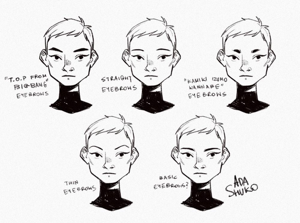 「forgot i made this to show an anon on tumblr how i draw eyeb」Ada (ꈍᴗꈍ ...