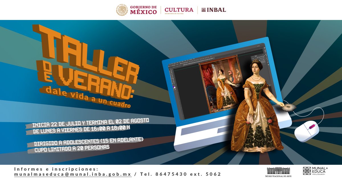 ¡Aprende a animar de manera de digital obras de arte en el @MUNALmx ...