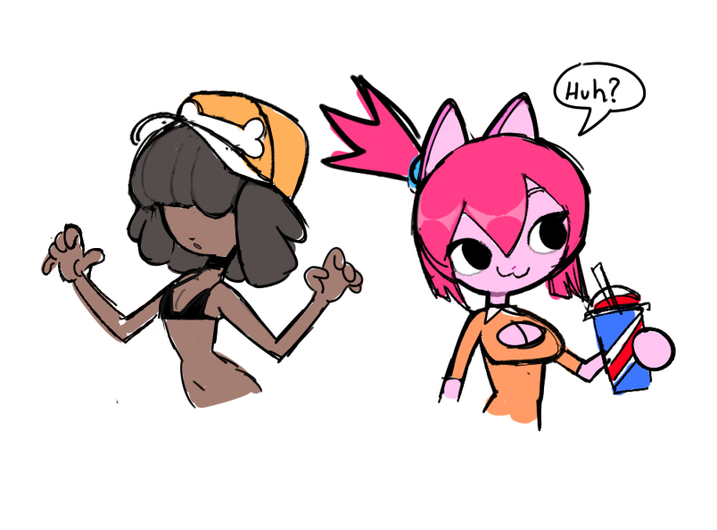 「Im trying to get out of my artblock 」|amiga 🌷のイラスト