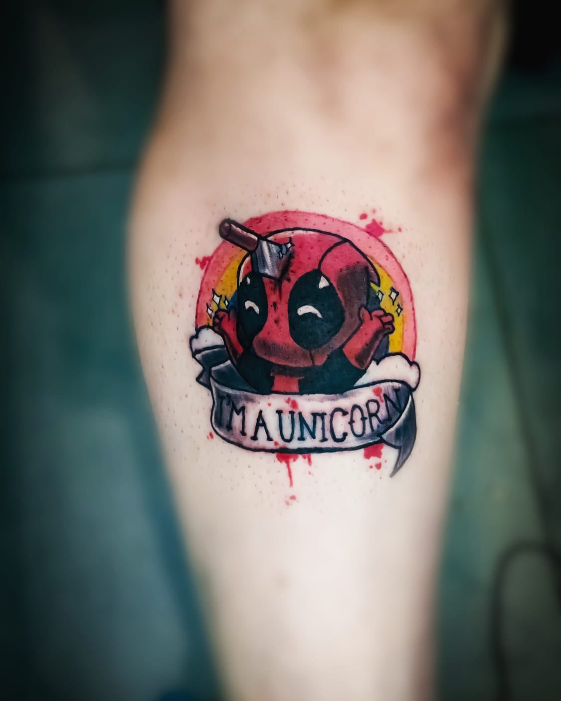Deadpool Emblem Tattoos
