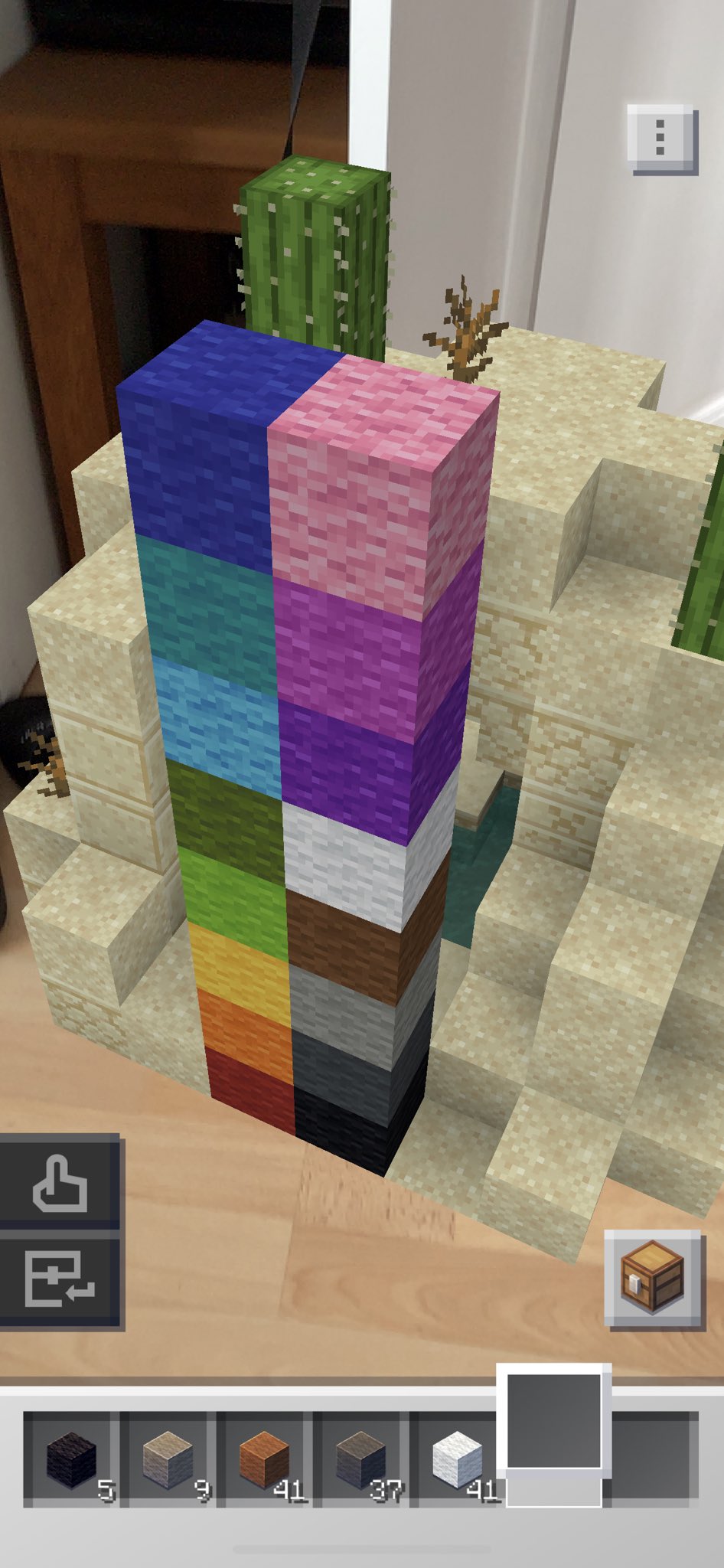 Coloring Wool Minecraft Minecraft Moment #fyp #foryou #foryoupage