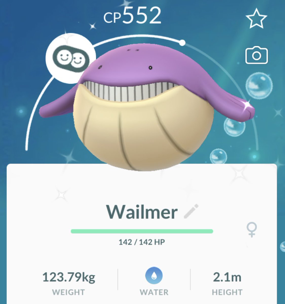 Wailmer Evolution