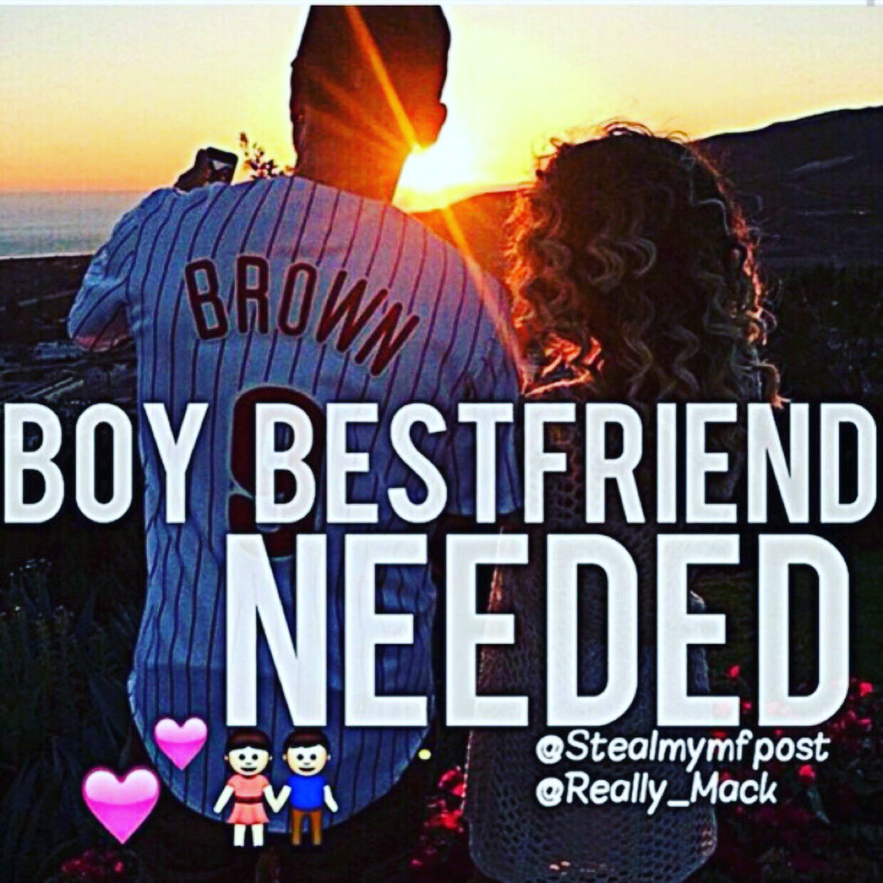 Boy Best Friend Needed Instagram Post